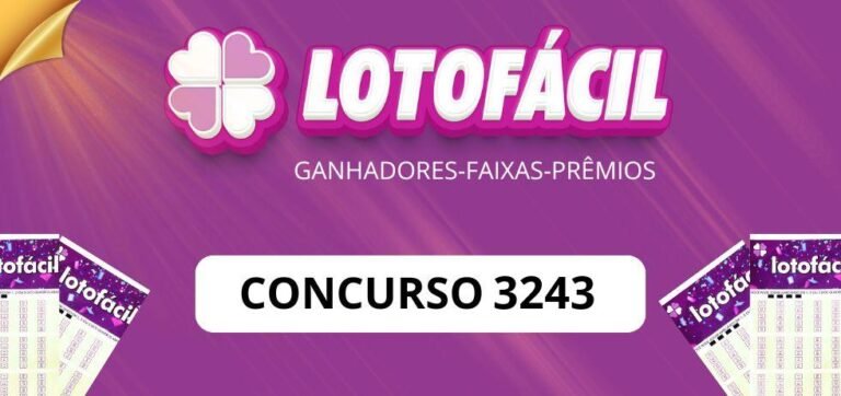 Lotofácil 3243(12/11) Confira o Resultado Aqui - Loteria Aldeota
